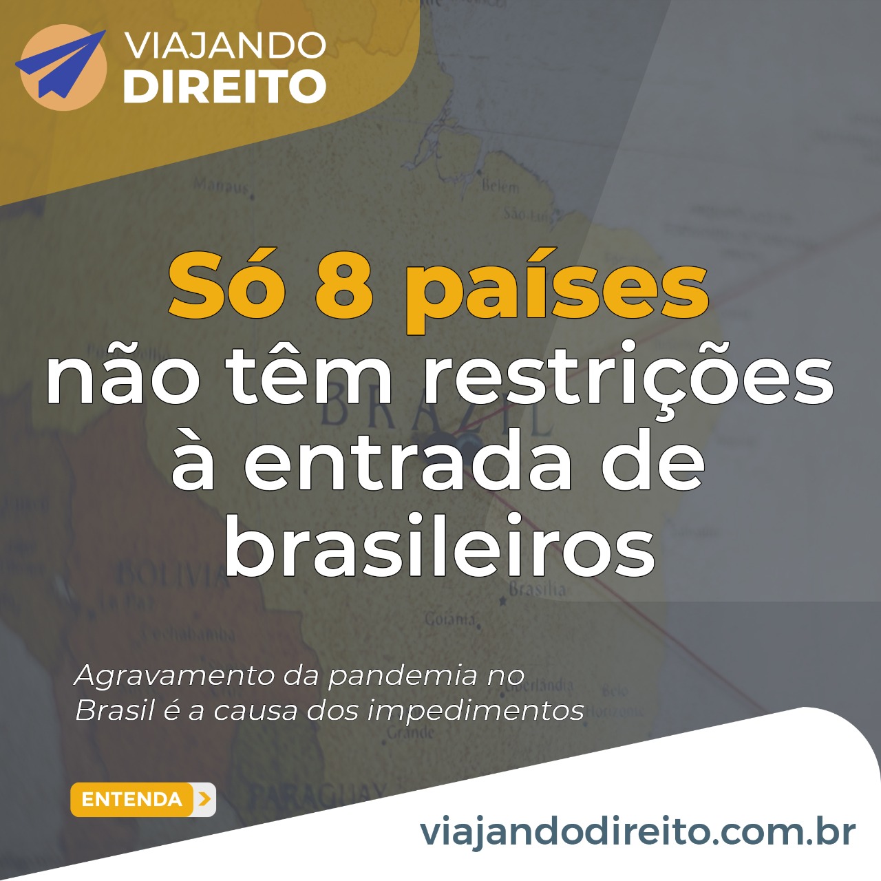 Covid-19: apenas 8 países do mundo não têm restrições à entrada de ...